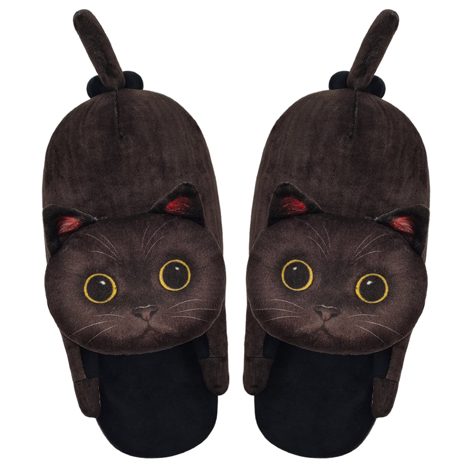 Cat Slippers | Best Cute Plush Slippers for Home – Openhahaha
