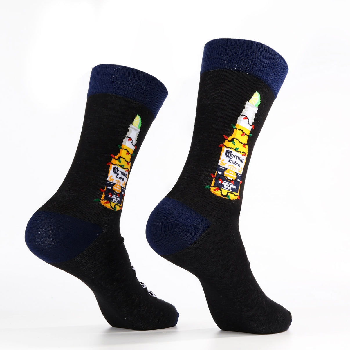 Black Colored Socks | Holiday Vibes Crew Neck Stocking Stuffer – Openhahaha
