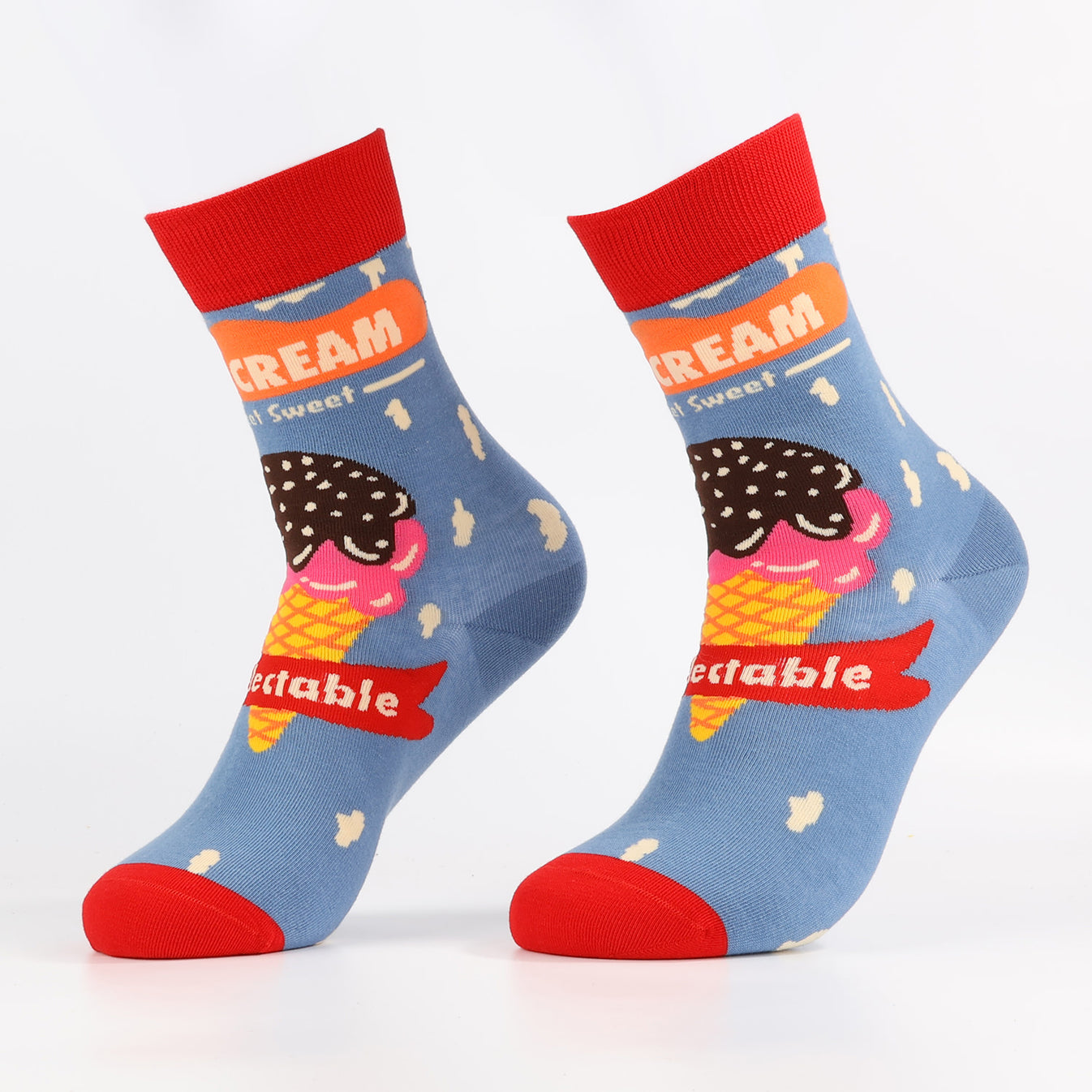 Dreamy Treat Socks | Funny Crew Socks For Women – Openhahaha