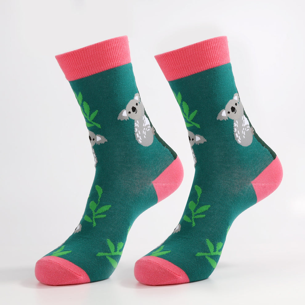Koala Socks | Funny Crew Socks For Women – Openhahaha