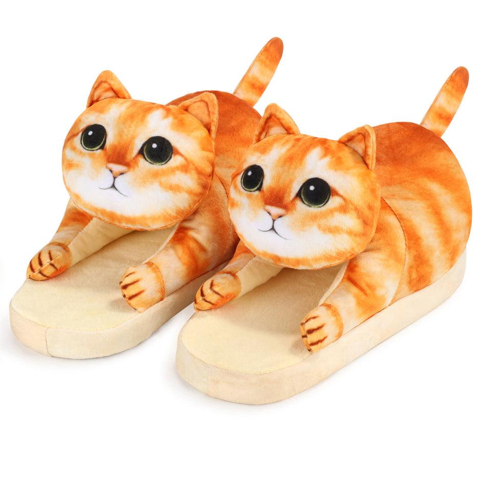 Cat Slippers | Best Cute Plush Slippers for Home – Openhahaha